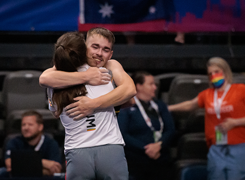 Sam D'Hoop knap 8ste in finale World Games : Gymfed